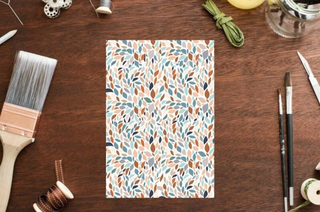Polymer Clay Clay Transfer Paper, Leaf Design Clay Print, Leaves Clay ...