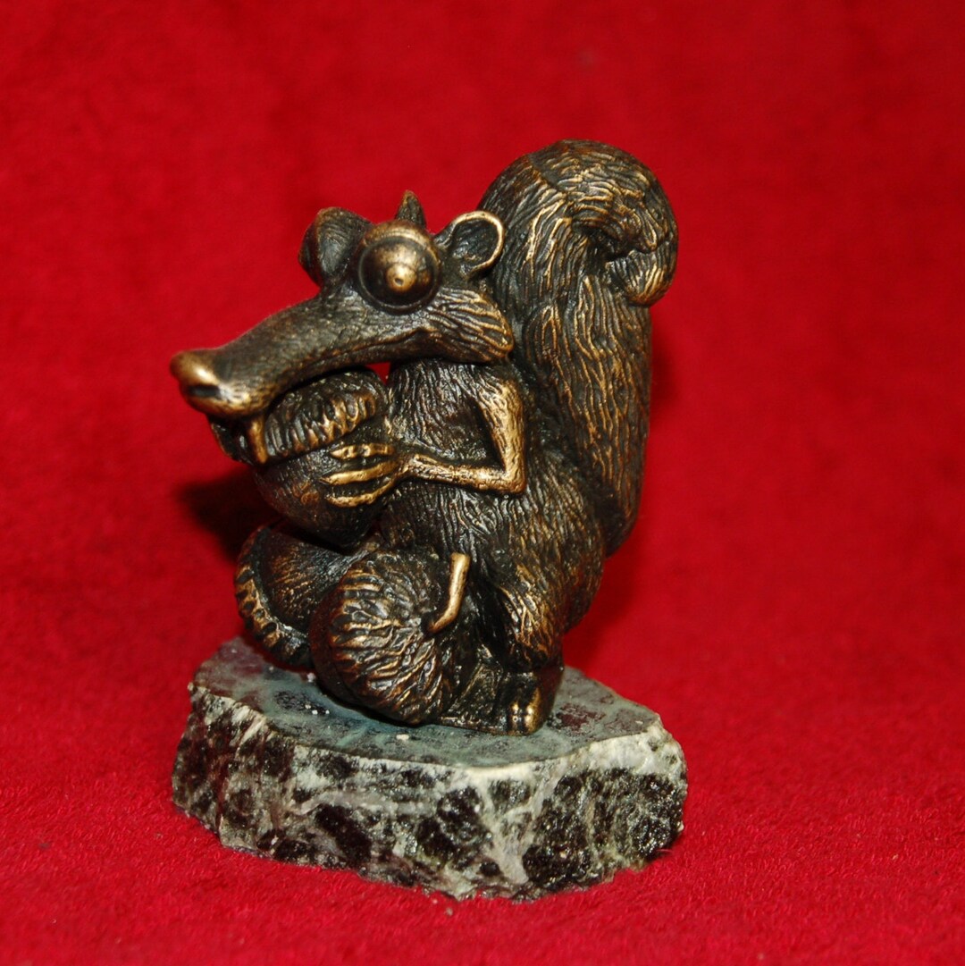Saber Toothed Squirrel From The Ice Age Scrat With Nuts Etsy