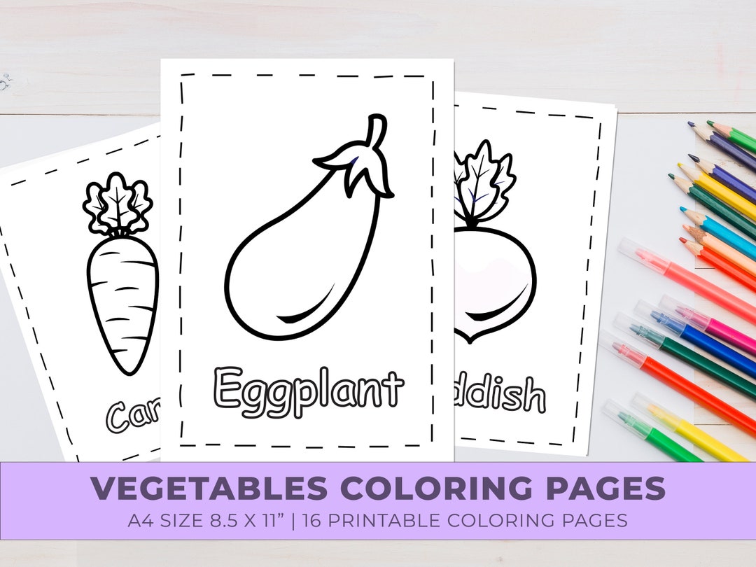 Vegetable Coloring Pages Alphabet Coloring Sheet Coloring Pages for ...
