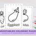 Vegetable Coloring Pages Alphabet Coloring Sheet Coloring Pages for ...