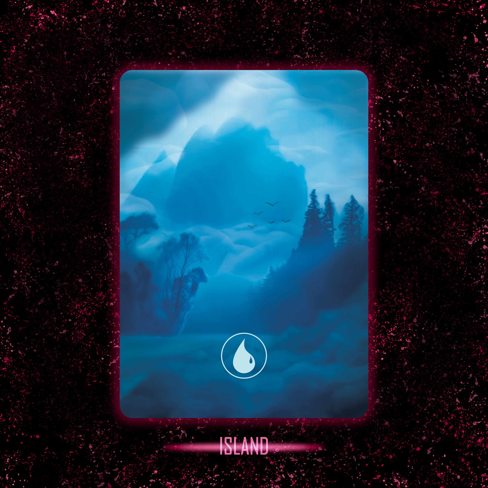 Basic Lands Full Art Custom Magic Cards Gaming Accessory Cards ...