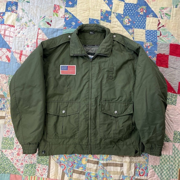 Blauer Bomber Jacket - Etsy