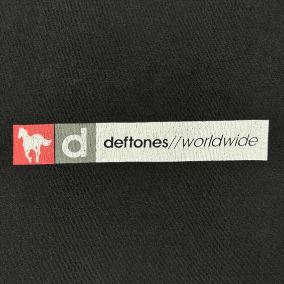 Vintage 1998 Deftones Worldwide Rock Band Giant White… - Gem