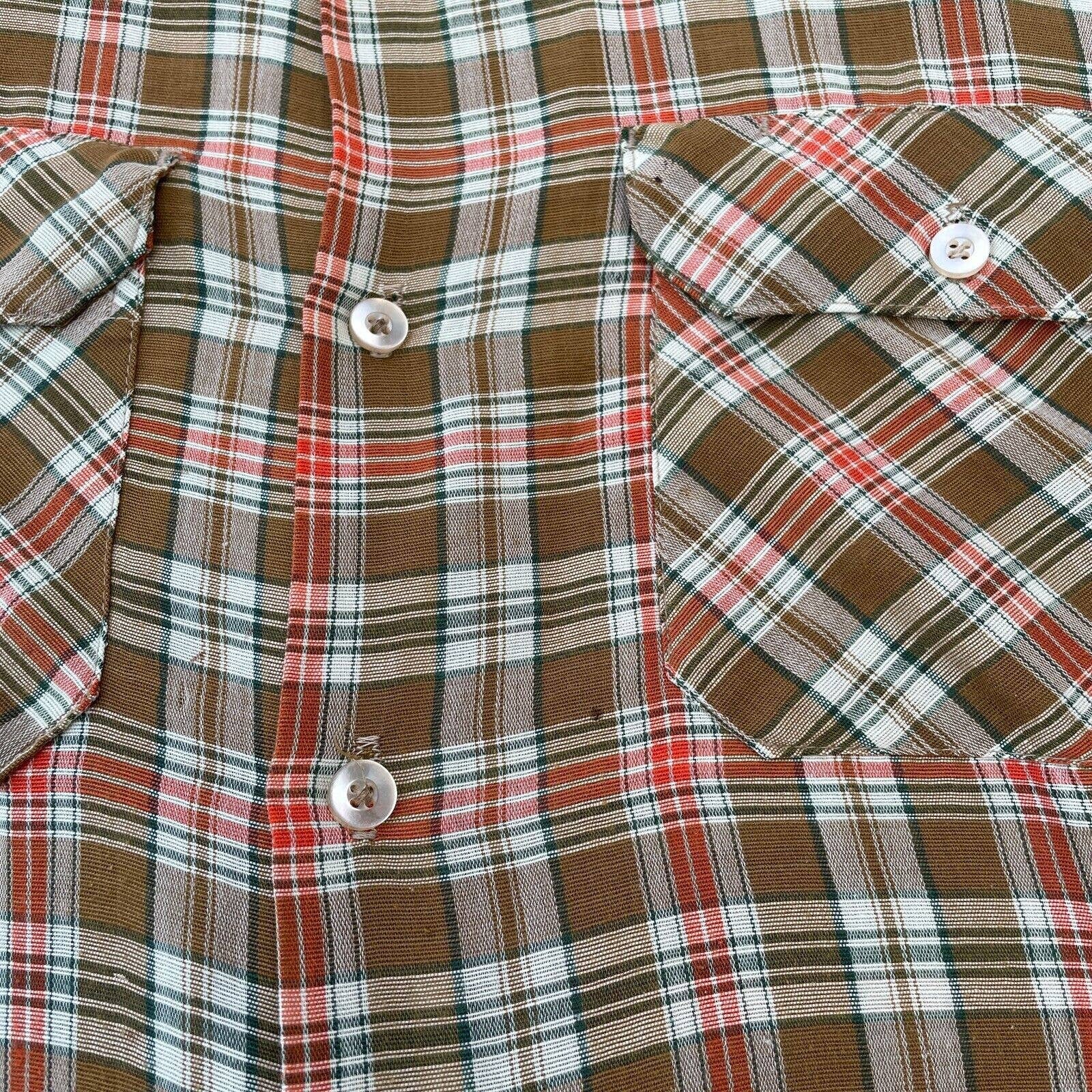 Vintage 80s 70s Big Mac Jcpenney Sanforized Brown Flannel - Etsy