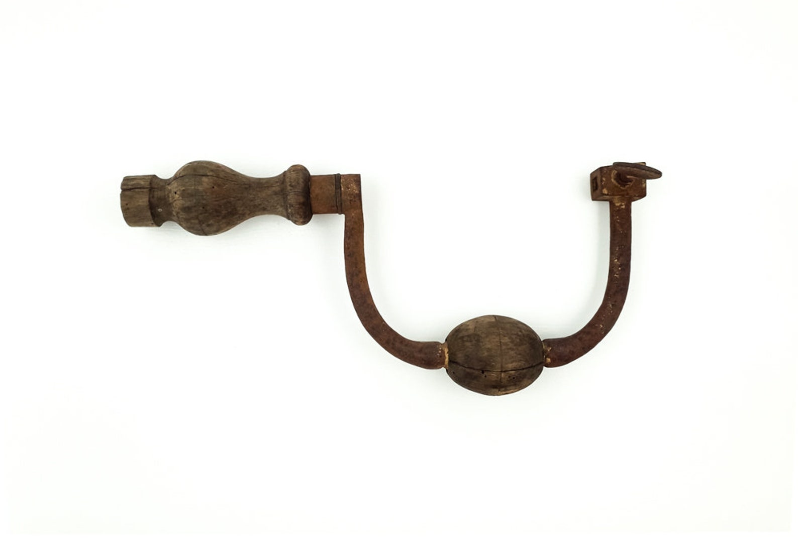 Antique Hand Drill Early 20th Century France French Vintage Rusty Old ...