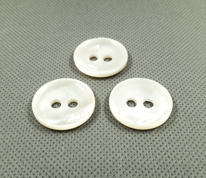 Set of 3 Vintage Big Nacre Mother-of-pearl Large Buttons 1960s France ...