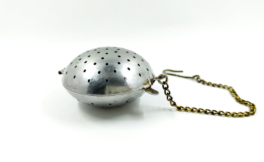 Antique Tea Strainer Antique Tea Ball Vintage Steel Metal Tea Ball ...