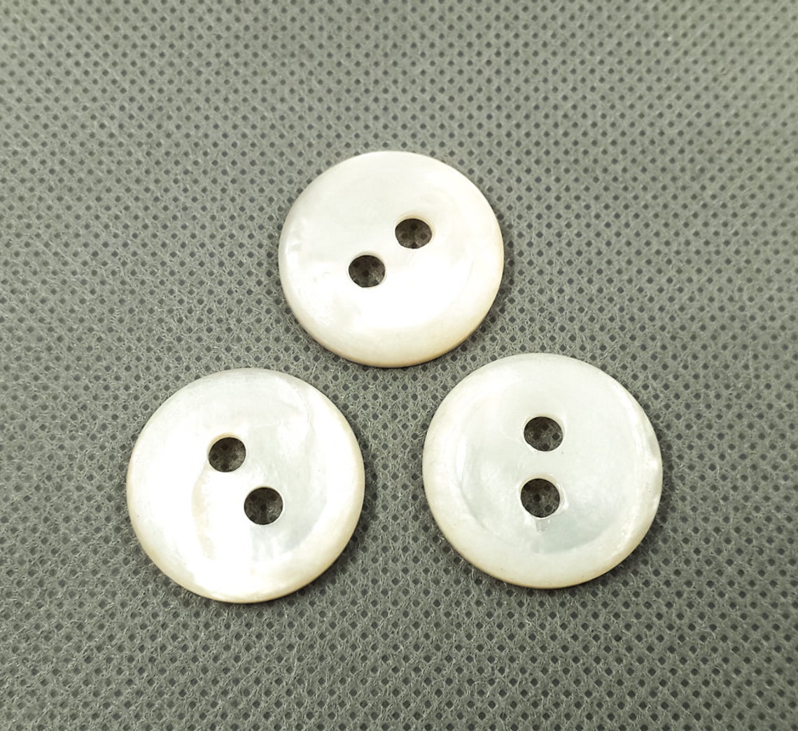 Set of 3 Vintage Big Nacre Mother-of-pearl Large Buttons 1960s France ...