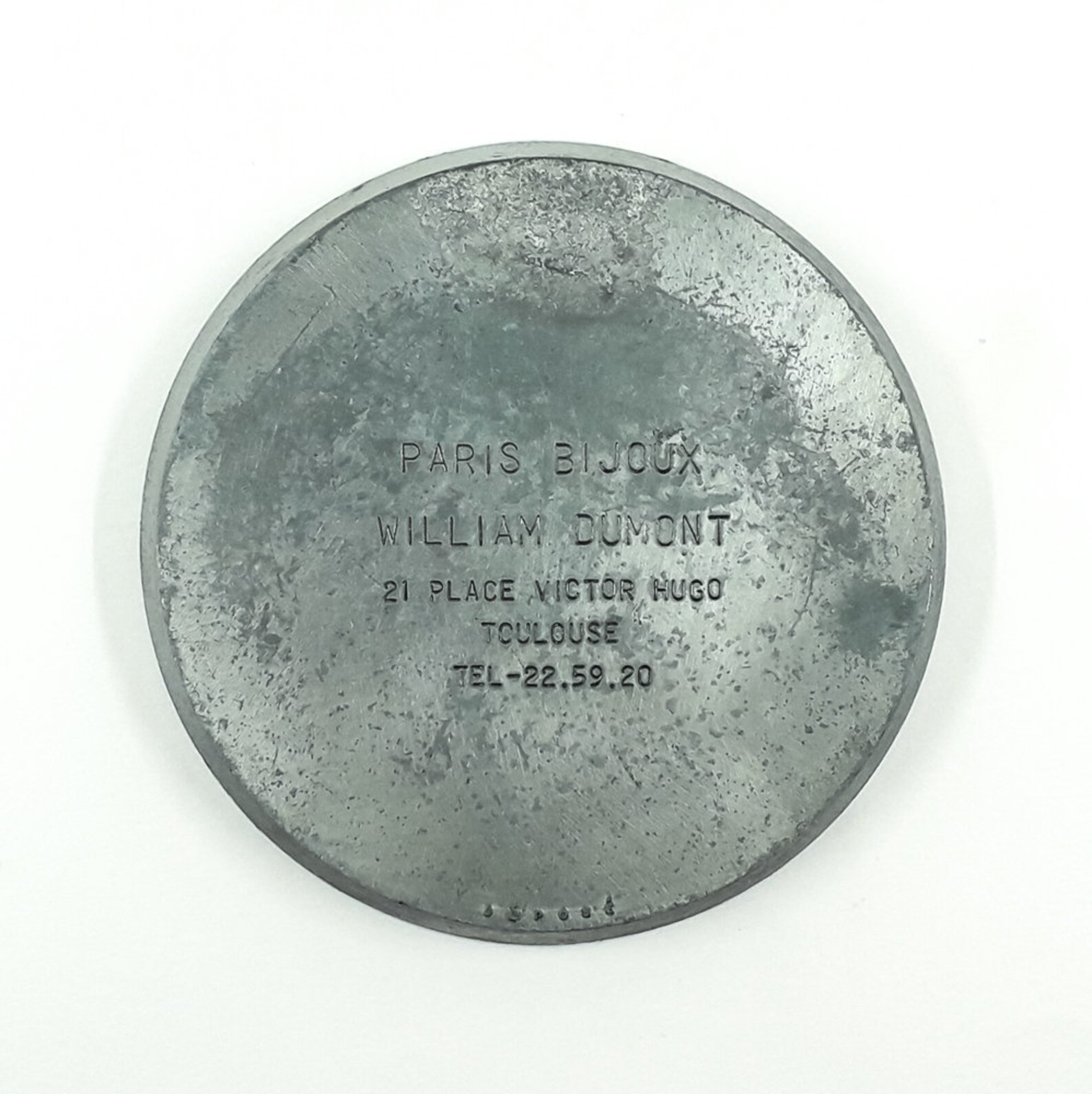 Vintage Decorative Bas Relief Metal Plate Mid Late 19th Century France ...