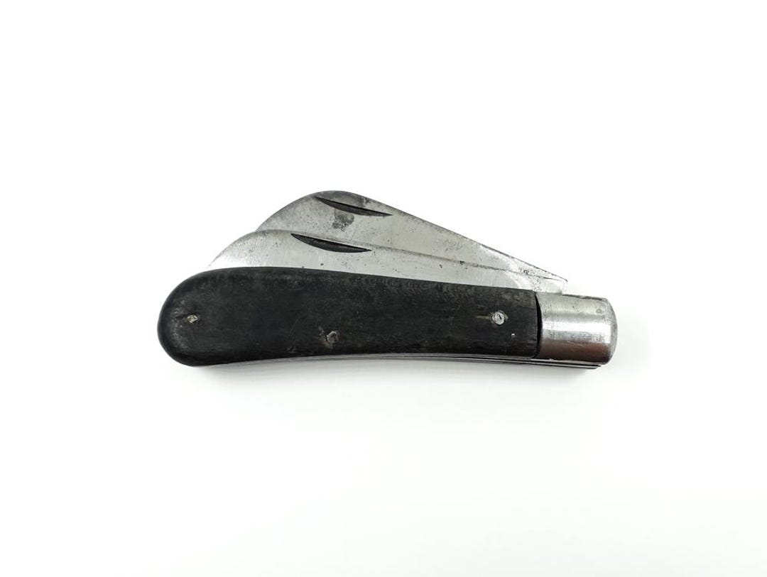 Antique Pocket Knife With 2 Blades and Wooden Handle Circa 1920s ...