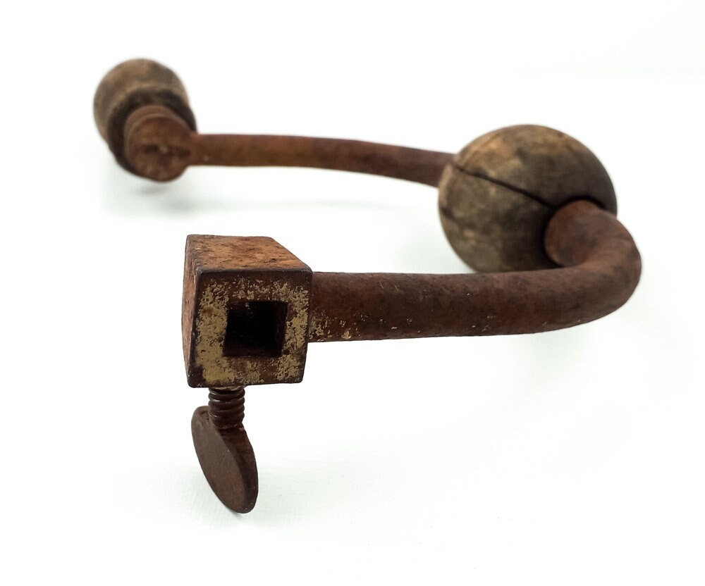 Antique Hand Drill Early 20th Century France French Vintage Rusty Old ...