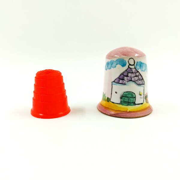 Ceramic Thimble Italy - Etsy
