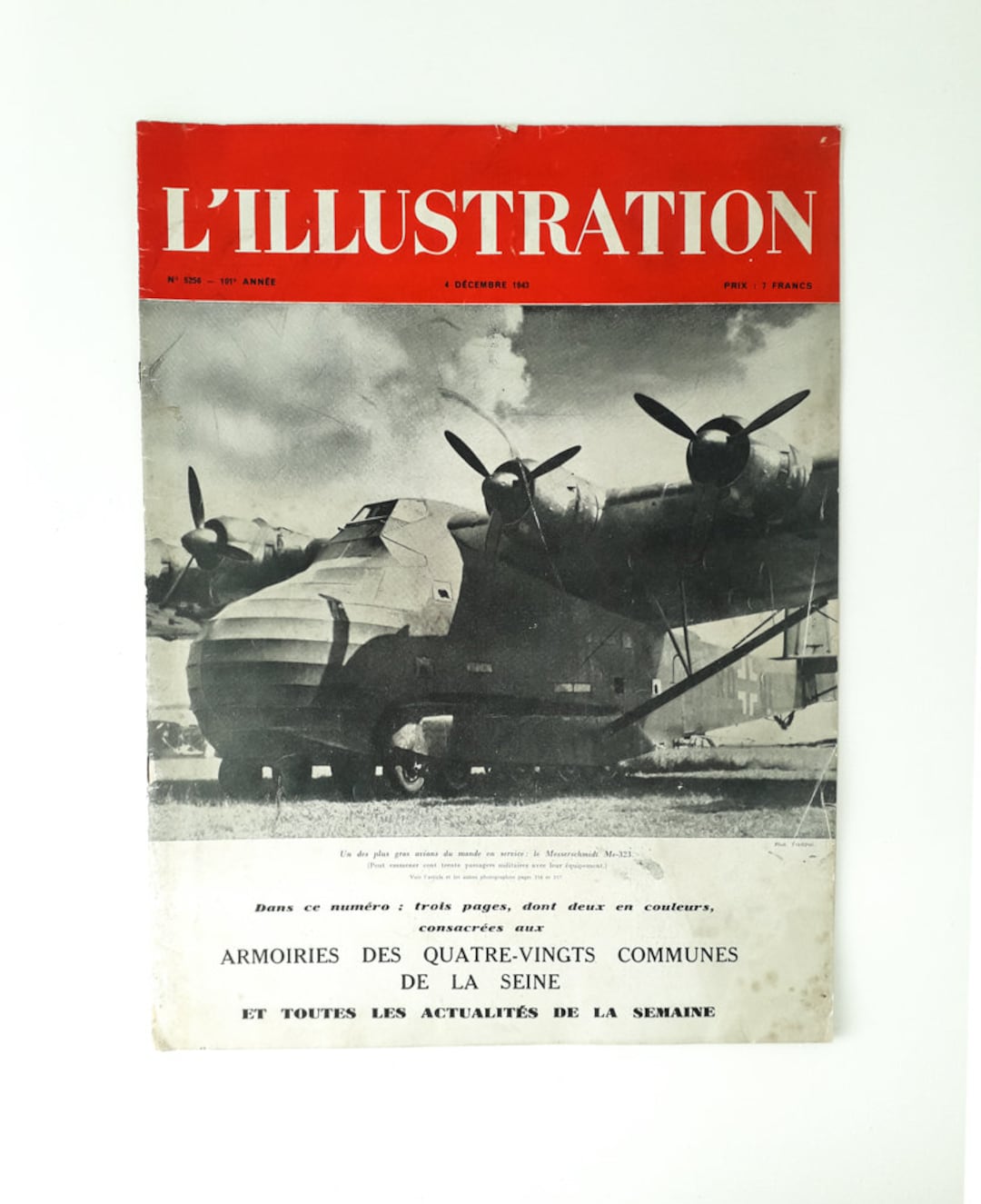 Vintage French Magazine L'ILLUSTRATION 1943 France Illustrated Magazine ...