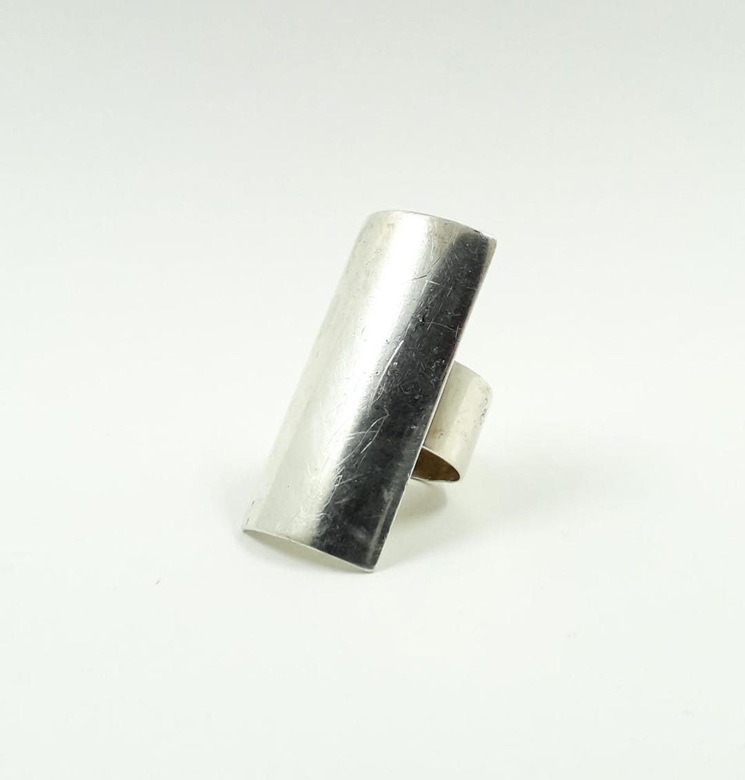 Vintage Sterling Silver 925 Sample Large Statement Ring 1980s - 1990s ...