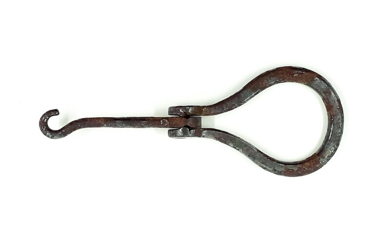 Antique Folding Metal Button Shoe Hook Early 20th Century France ...
