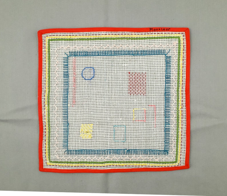 Vintage Unfinished Hand Embroidery 1960s France Vintage French ...