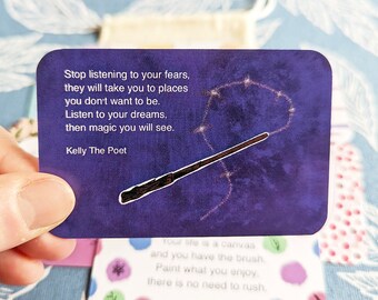 Anxiety Affirmations Card Pack Anxiety Pocket Poems, Anxiety Support ...