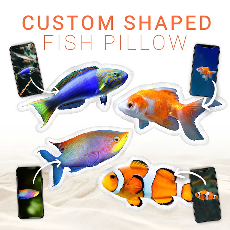 Giant Stuffed Fish Pillow - Etsy