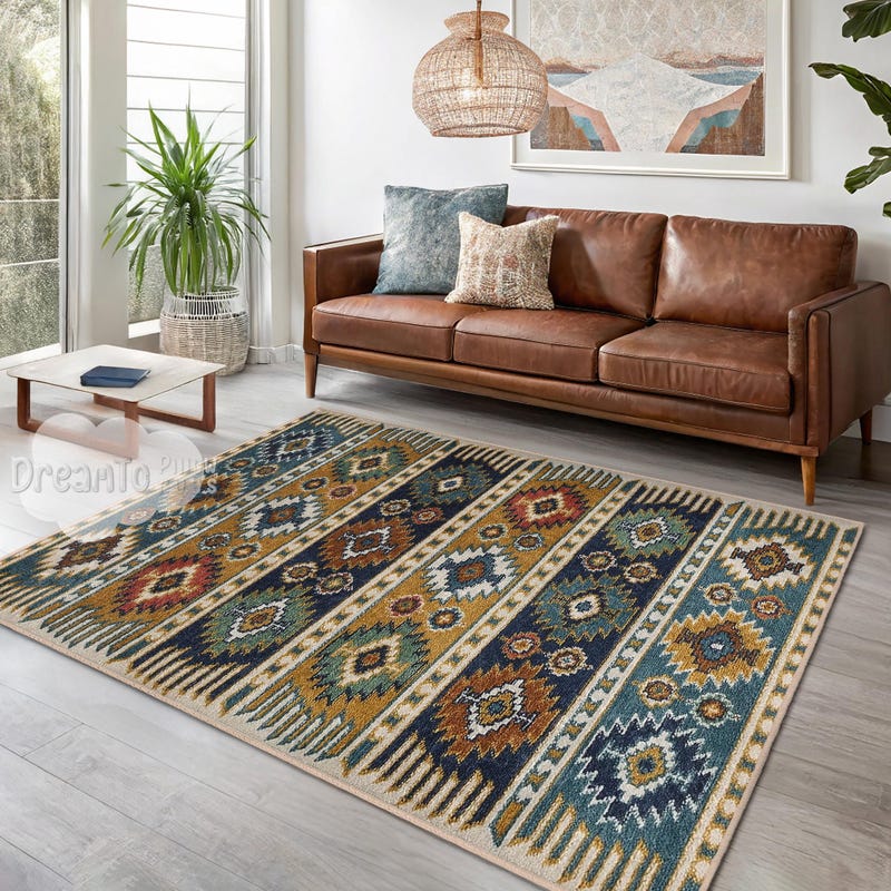 Aztec Rug - Etsy