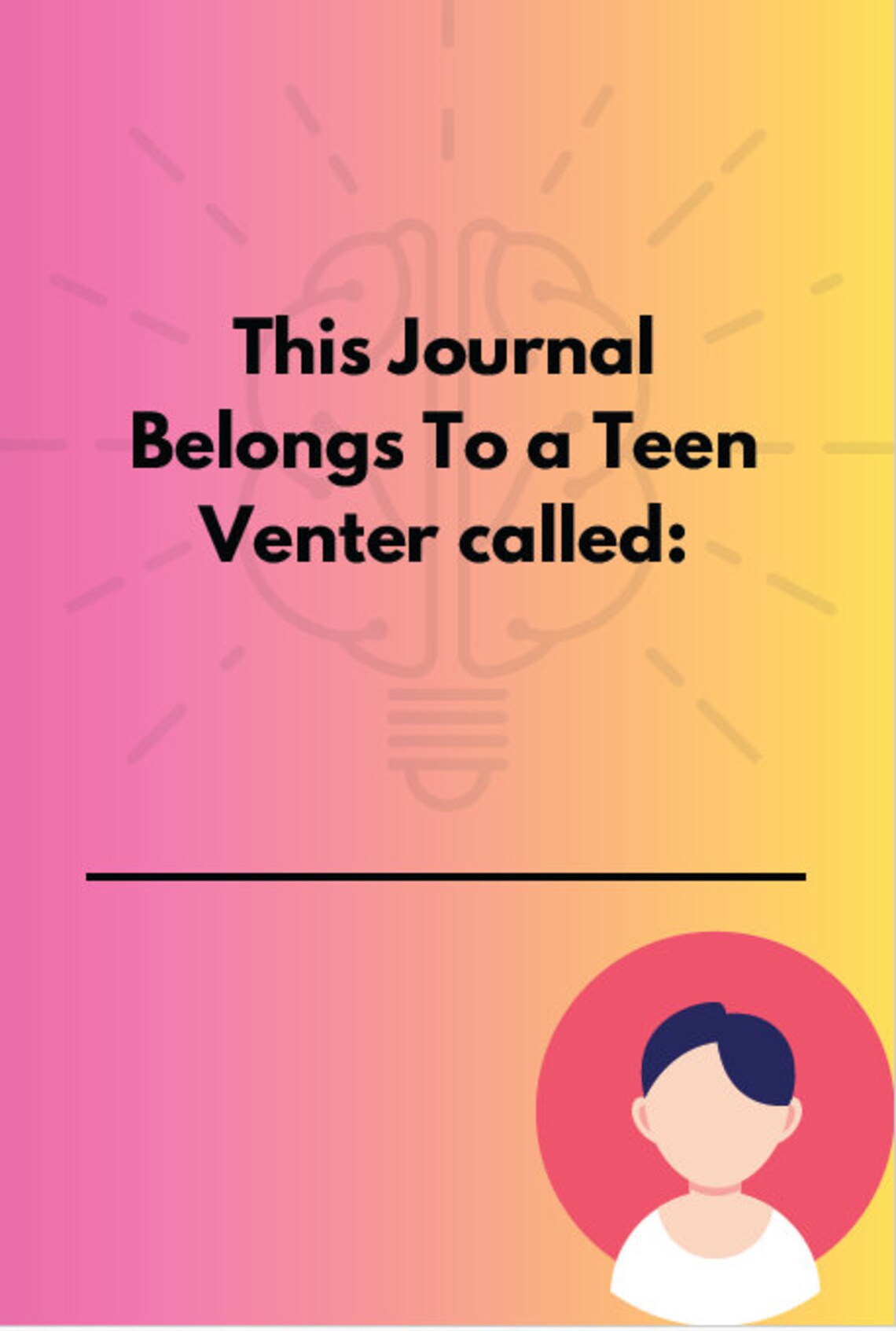 The Teenage Emo-vent Digital Journal Diary for Venting - for Her - Etsy