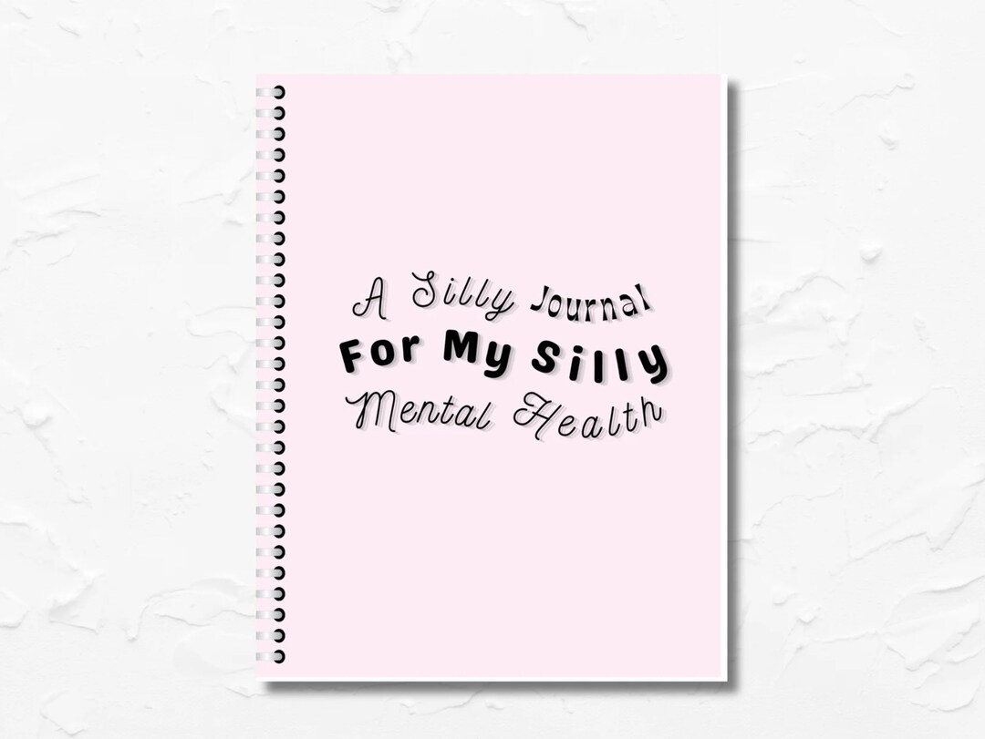 A Silly Journal for My Silly Mental Health (pink) - Digital Journal - Etsy
