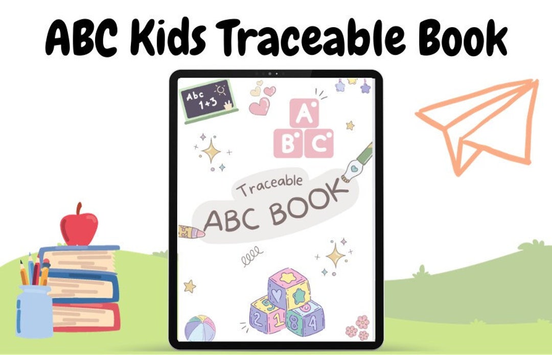 ABC Kids Traceable Book: Interactive Alphabet Learning | Digital PDF ...