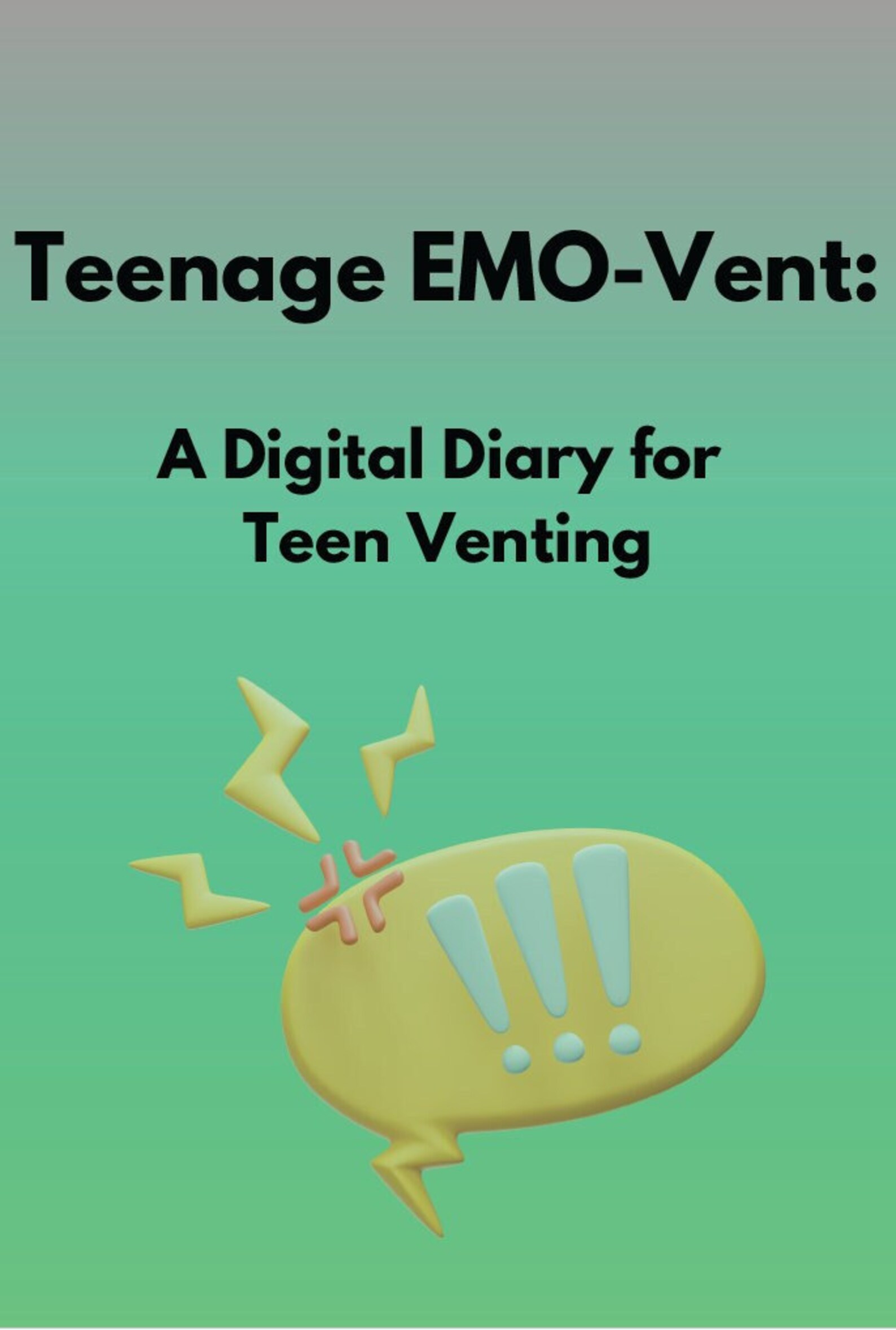 The Teenage Emo-vent Digital Journal Diary for Venting - for Them - Etsy