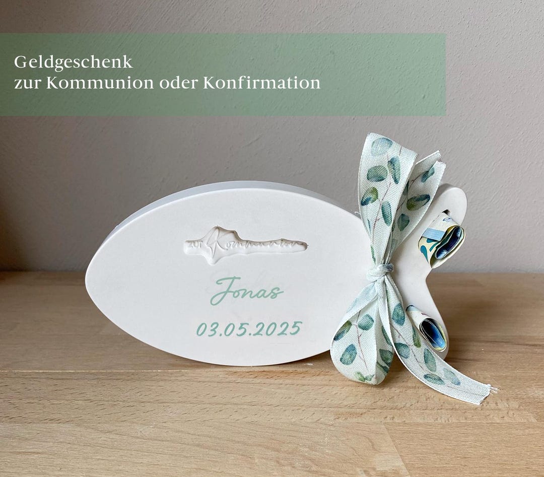 Cash Gift Fish Communion/confirmation - Etsy