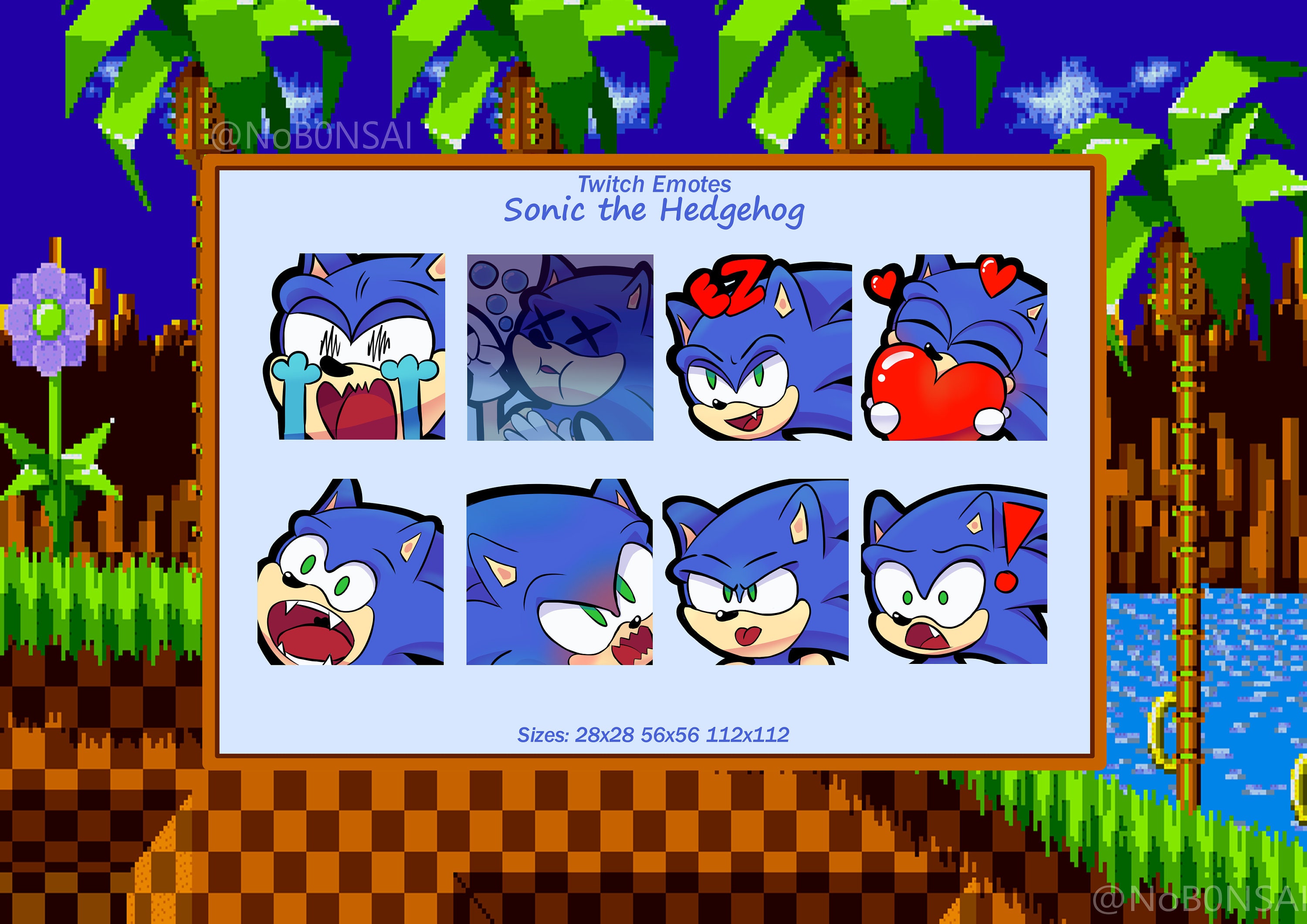Sonic Twitch and Discord Emotes! - Etsy