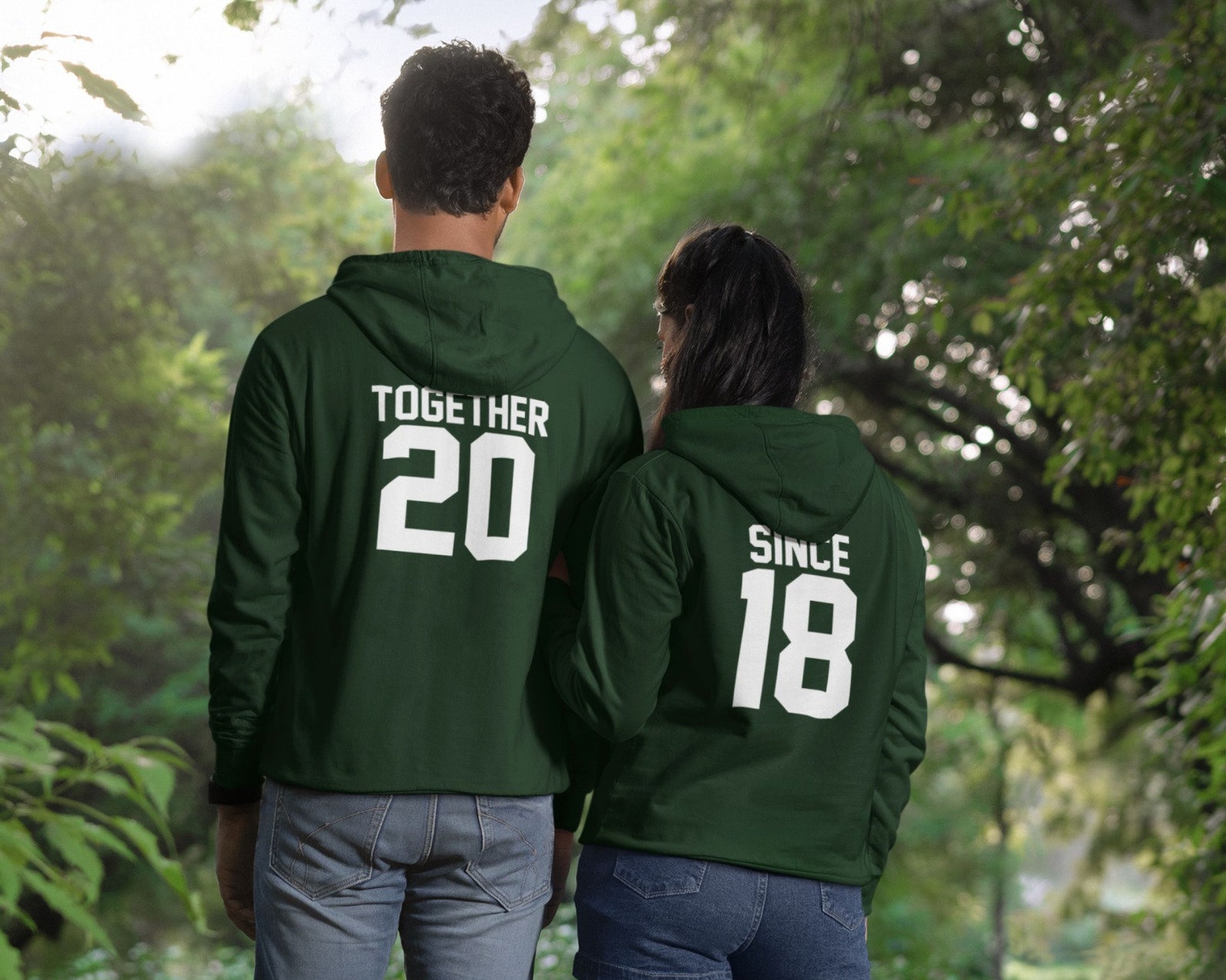 Couple Hoodies, Together Since Custom Year Printed Jumpers, Mr and Mrs ...
