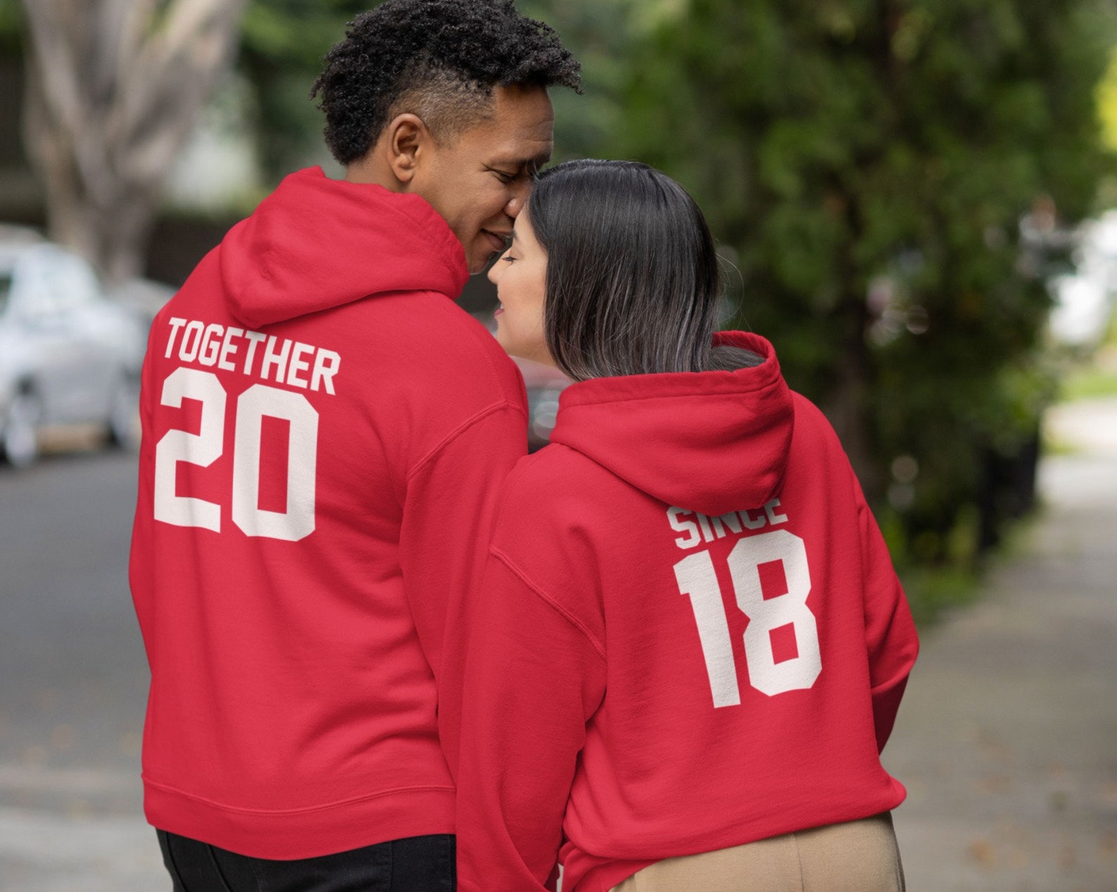 Couple Hoodies, Together Since Custom Year Printed Jumpers, Mr and Mrs ...