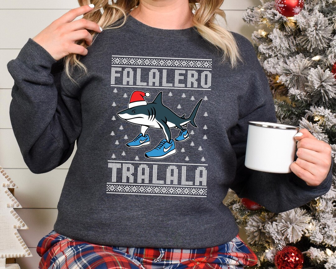 Falalero Tralala Italian Brainrot Christmas Sweatshirt, Funny Meme ...