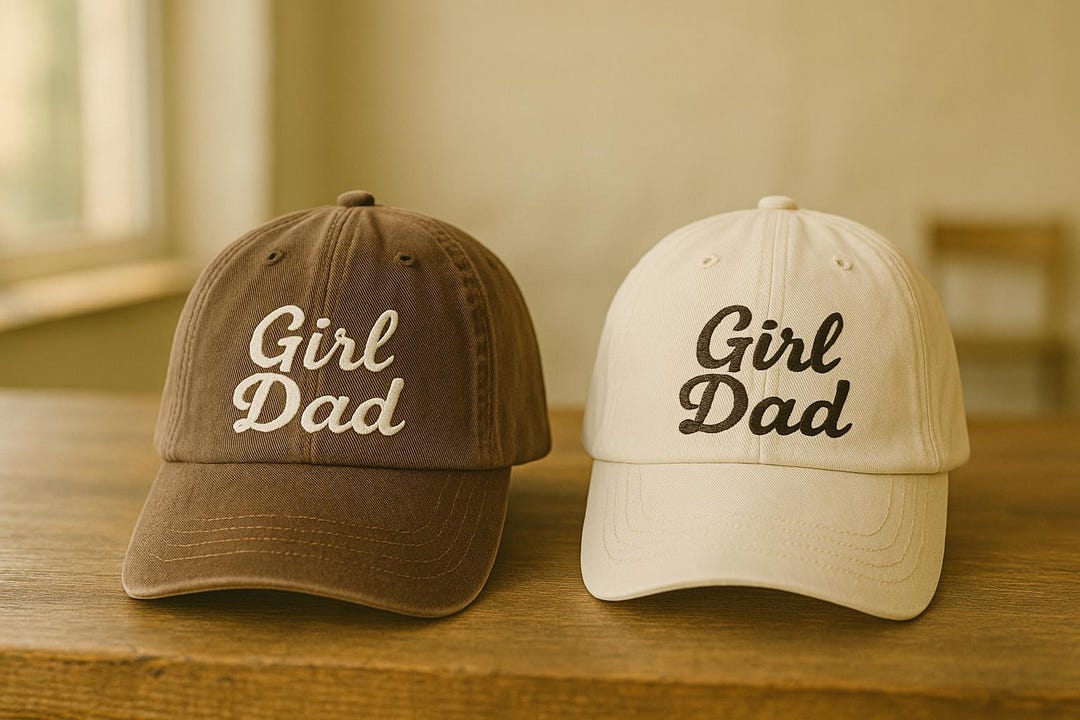 Custom Embroidered Girl Dad Hat, Personalized New Girl Mom Hat, Father ...