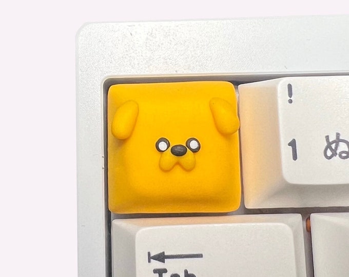 Adventure Time Jake the Dog Artisan Keycap - Etsy