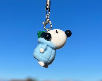 Miffy and Snoopy in a Puffer Coat Keychain Duo - Etsy