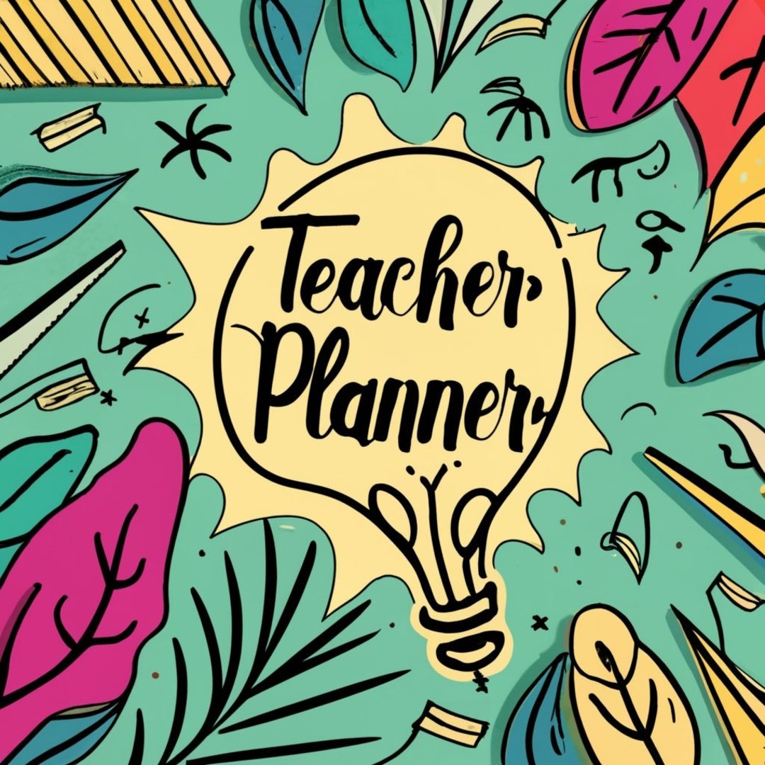 Floral Teacher Planner 2024 - Etsy