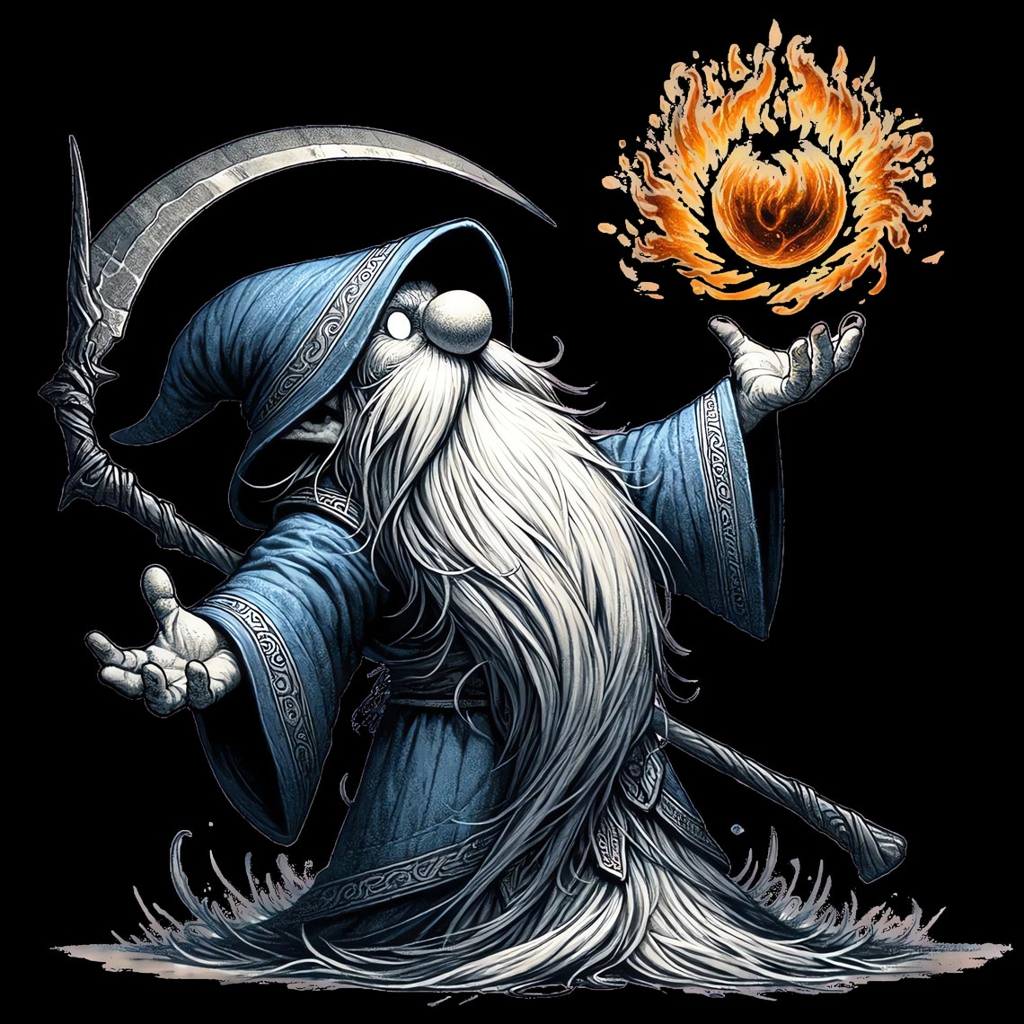 Warlock Fantasy Game Gnome 38 PNG Watercolor - Etsy