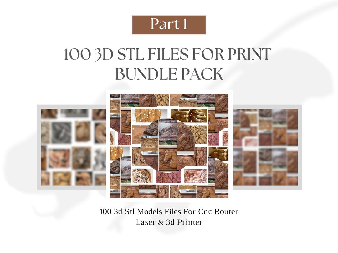 Part 1: 100 bas relief Art stl files for cnc router | laser cut files ...