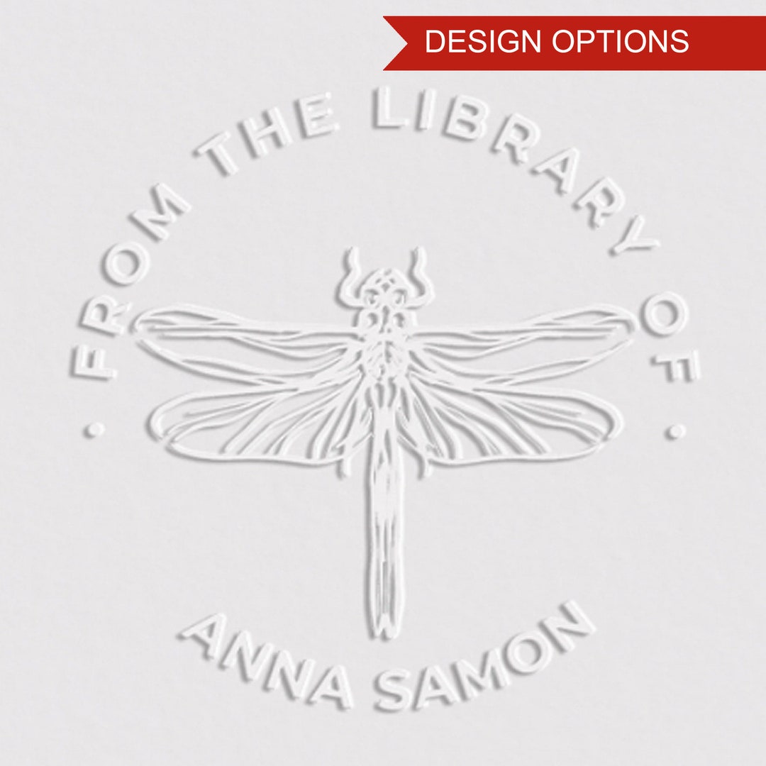 Butterfly Dragonfly Bee Beetle Custom Embosser Personalized Custom From ...