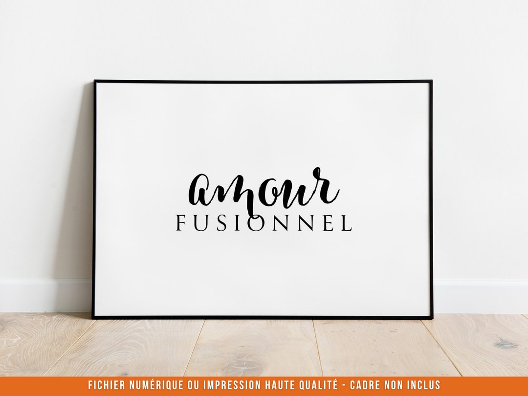 Decorative Poster Fusional Love - Unconditional - Passionate ⁕ Love ...