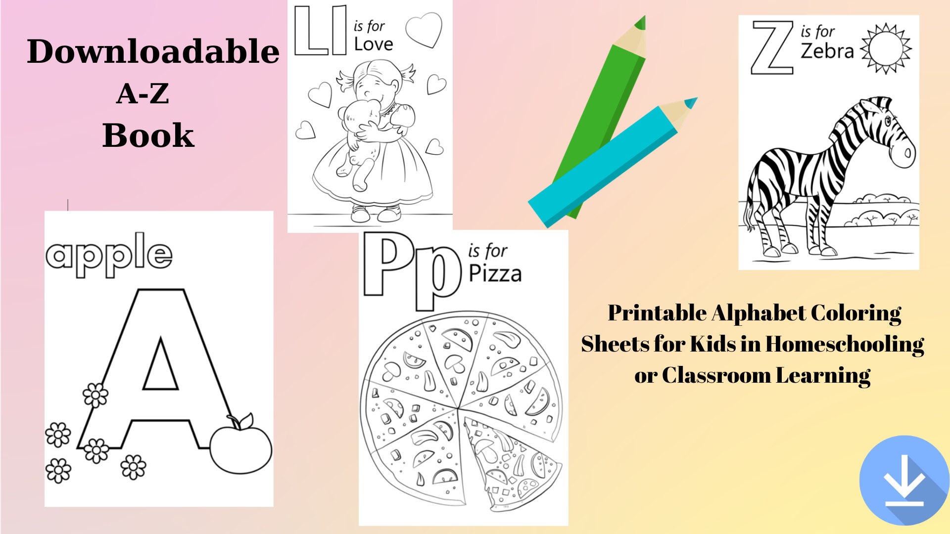 The Alphabet Quest: A-Z Coloring Book for Young Learners L A-Z ...