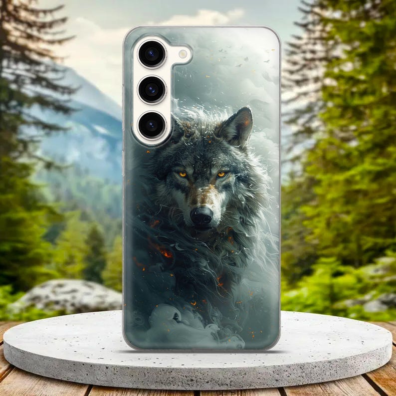White Wolf Phone Case Wolves Hunt for Samsung Galaxy S26 Ultra S25 Edge ...
