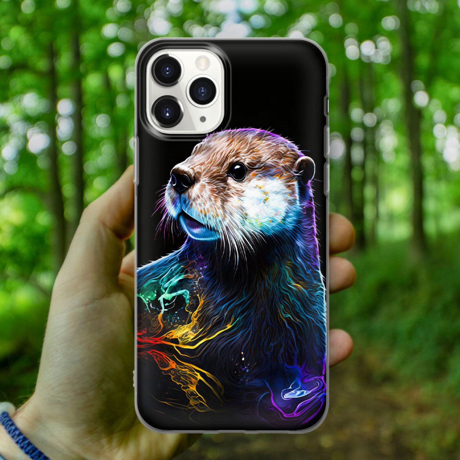 Water Animal Cute Otter Phone Case Cover for iPhone 15 14 13 12 11 X Xs ...