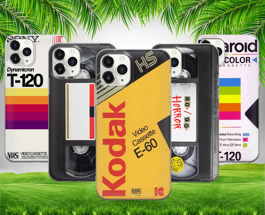 Old VHS Video Tape Phone Case Vintage for iPhone 17 Promax 16 E 15 Pro ...