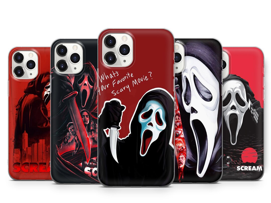 Red Blood Scream Horror Art Phone Case Cover for iPhone 15 14 13 12 11 ...