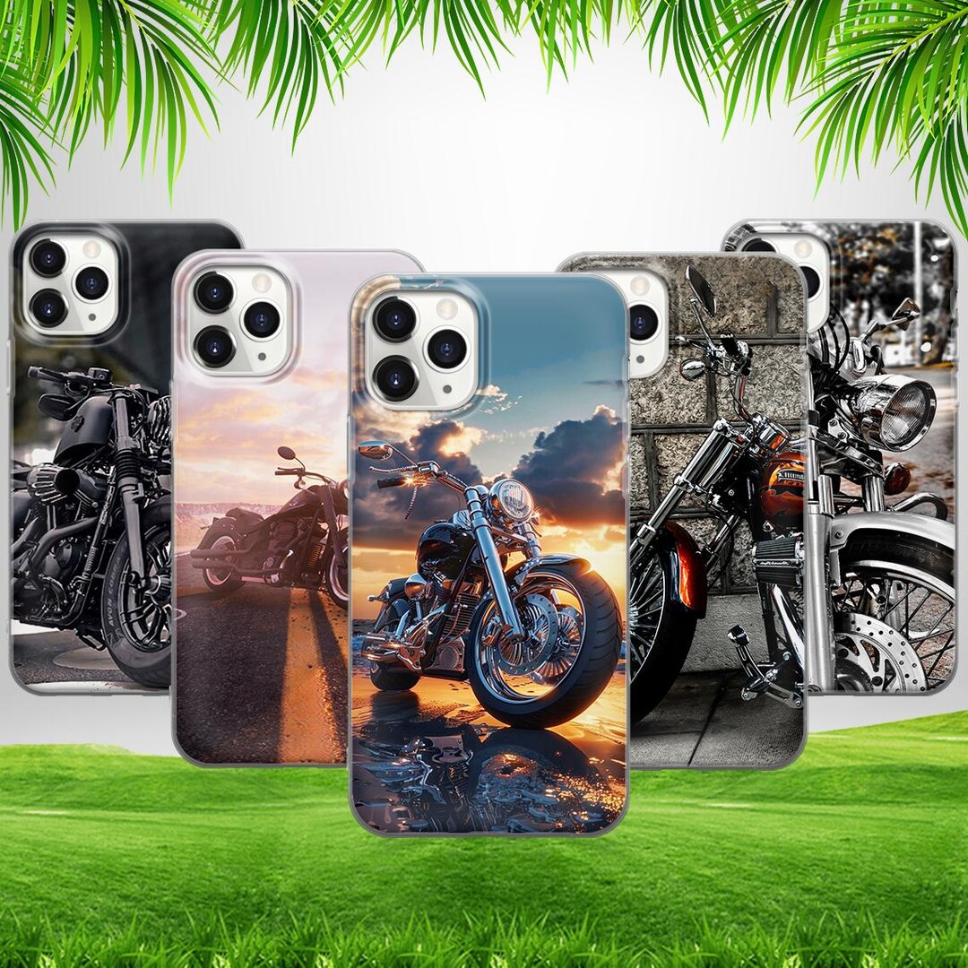 Chopper Bike Phone Case Race Cover for iPhone 16 15 14 13 12 11 X ...