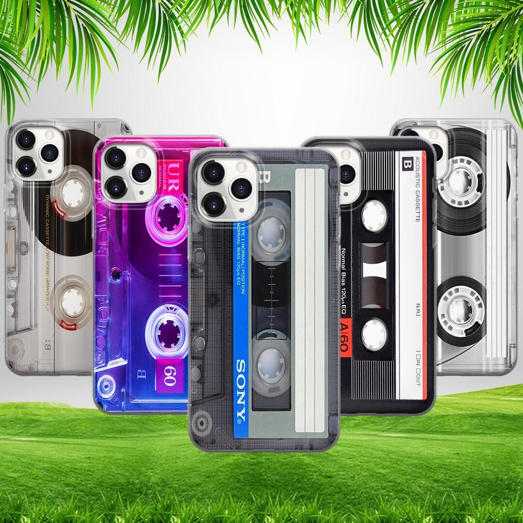 Retro Audio Tape Phone Case Cassette for iPhone 17 Promax 16 E 15 Pro ...