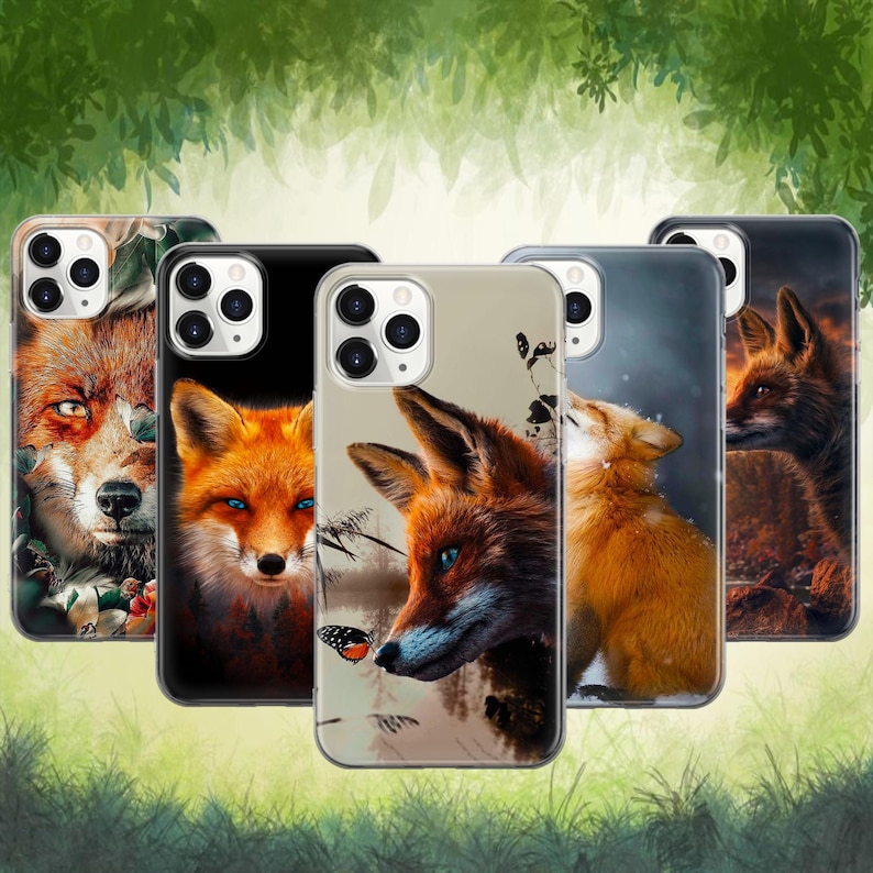 Wild Fox Phone Case Forest Animal for iPhone 17 Promax 16 E 15 Pro 14 ...