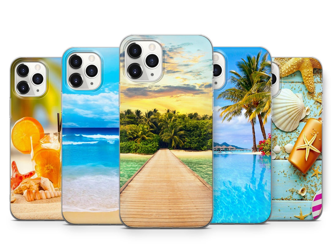Beach Sand Ocean Hot Sun Summer Phone Case for iPhone 16 15 14 13 12 11 ...