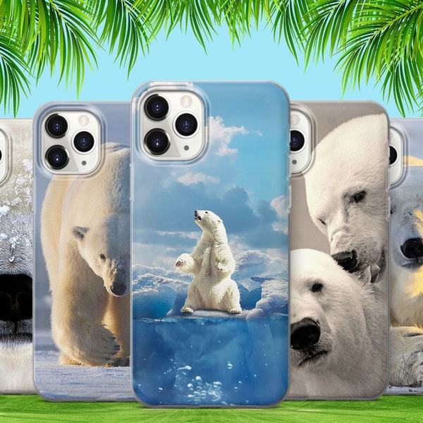 Polar Bear Phone Case - Etsy